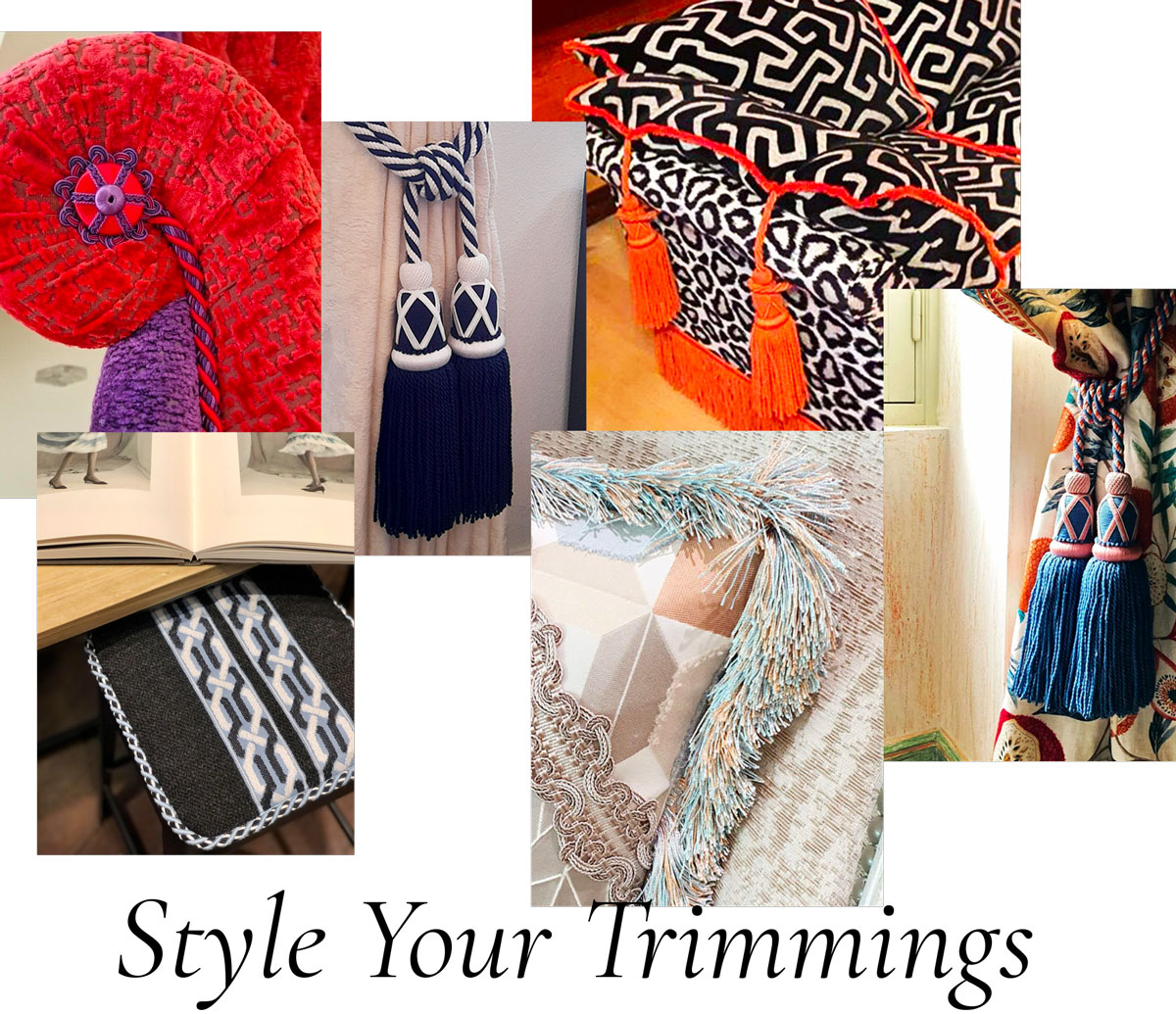 YOU are the designer of your trimmings! – Convertini Domus